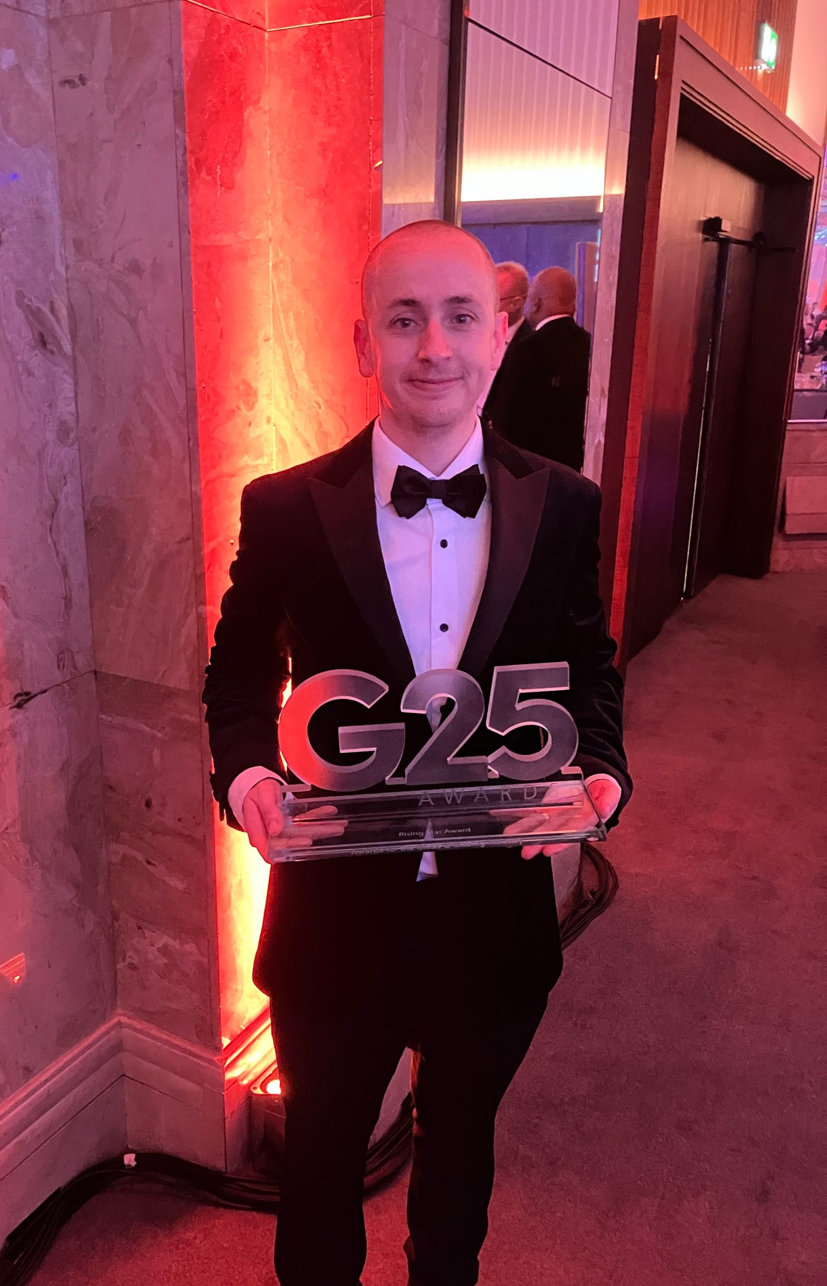 Jason Gostling is G25 Rising Star - Glass Times